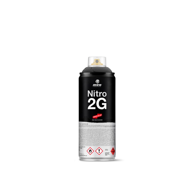 Spray Nitro 2G Negro Mate - Montana Colors